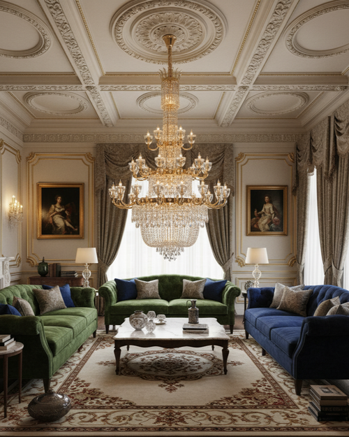 Grand Empire Crystal Chandelier - 34 Bulb – Glimmora by Grover Lights
