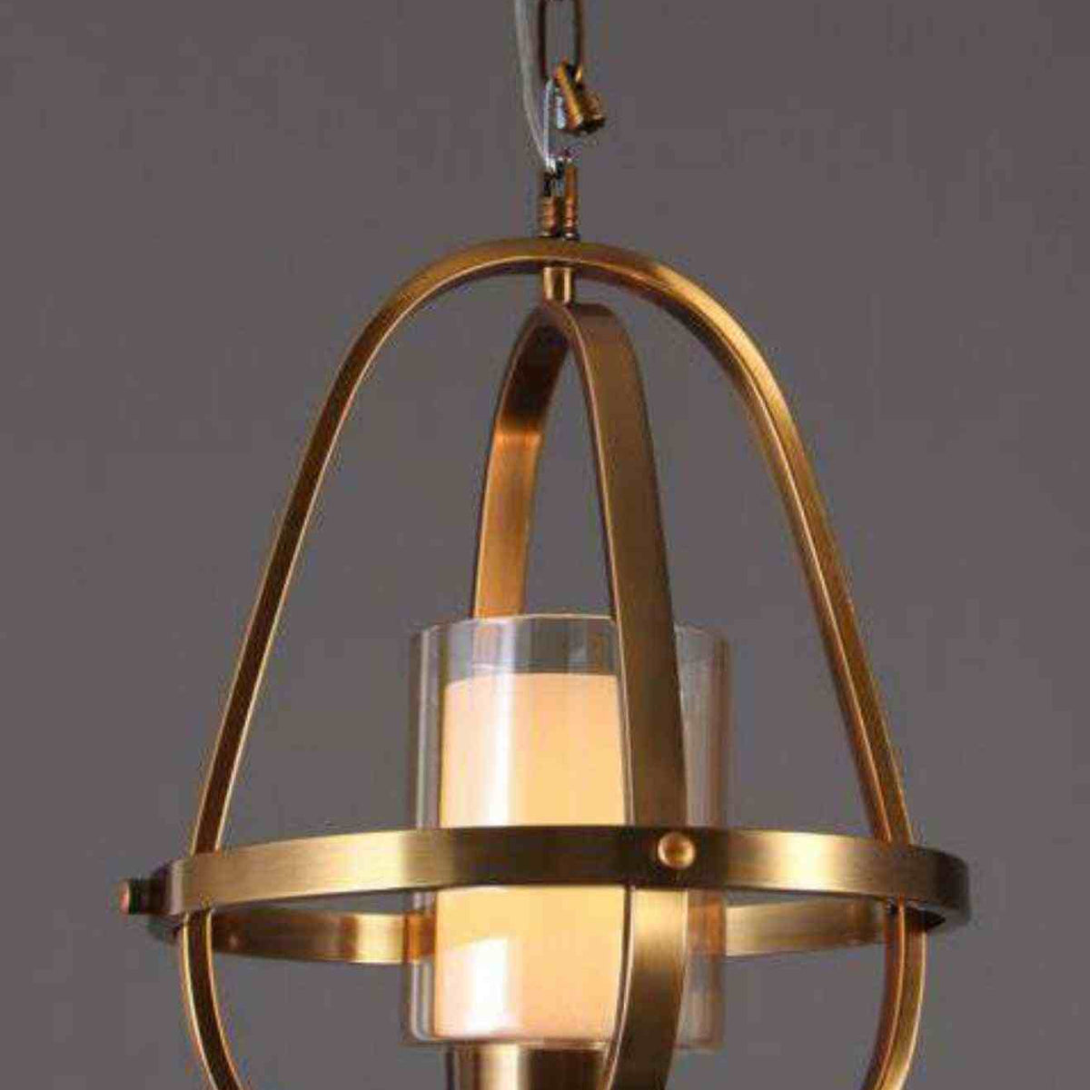 Gold Brass Pendant Light – Glimmora by Grover Lights