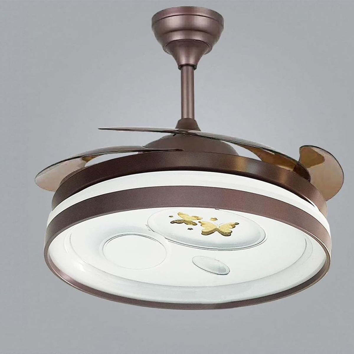 Modern Creative Design Ceiling Fan – Glimmora by Grover Lights