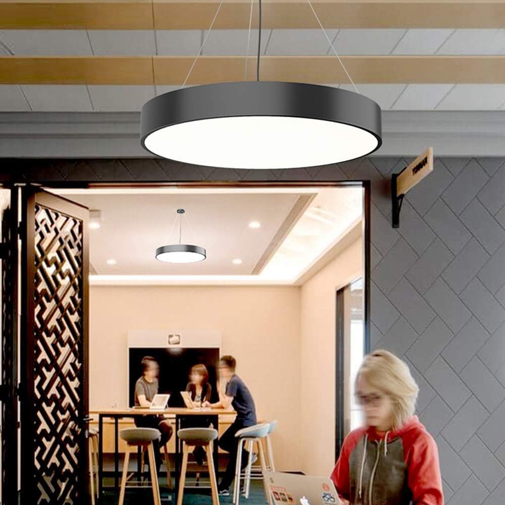 Circular Led Pendant Hanging Light – Glimmora by Grover Lights