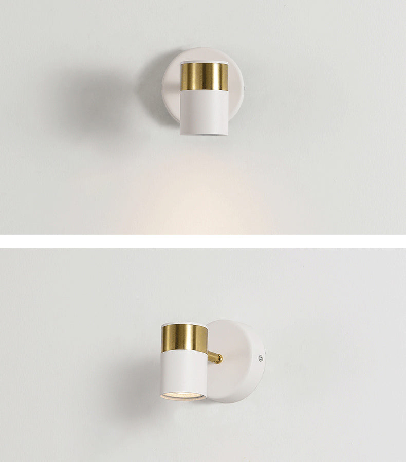 Luxurious 10W LED White Gold Focus Spot Wall Light – Glimmora by Grover ...