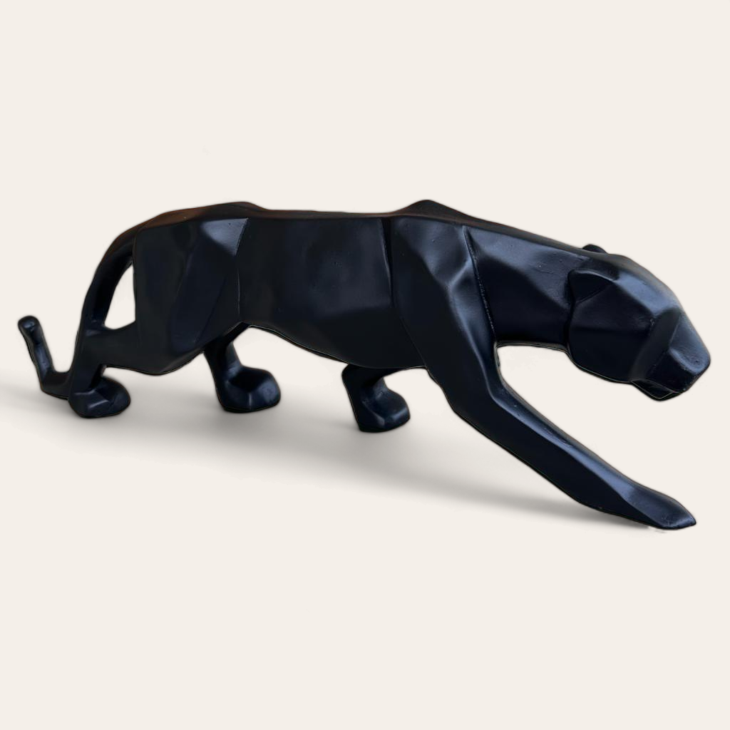 Shadow Stalker Panther Sculpture – Glimmora by Grover Lights