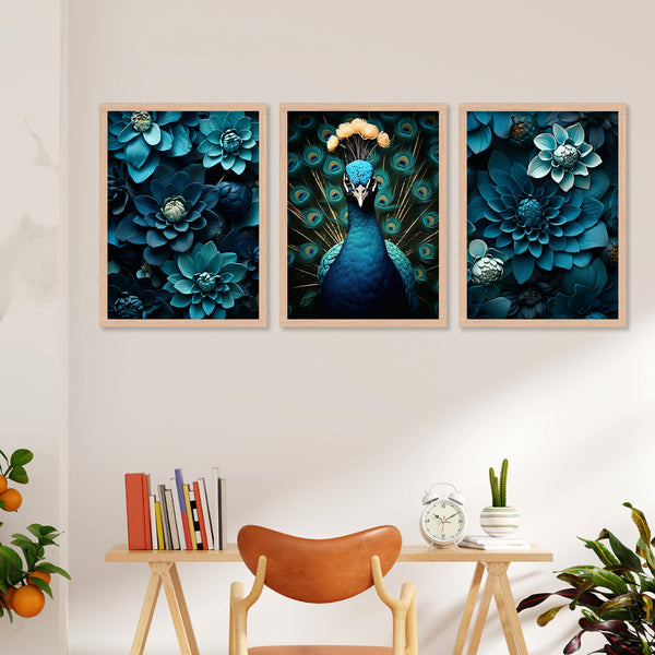 New Peacock Art – Glimmora by Grover Lights